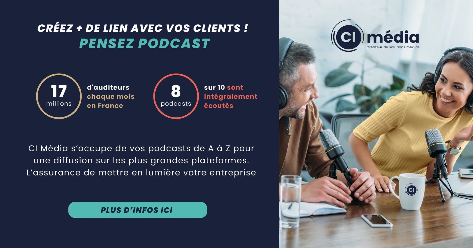 CI Média lance ses podcasts ! - CI Media - Régie Publicitaire Radio Web ...